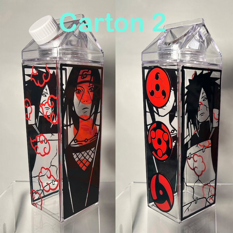Anime Milk Carton Water Bottles - Etsy