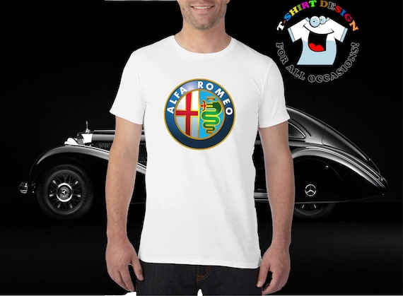 Alfa Romeo Shirt Alfa Romeo Car Logo T Shirt Alfa Romeo Fan Etsy