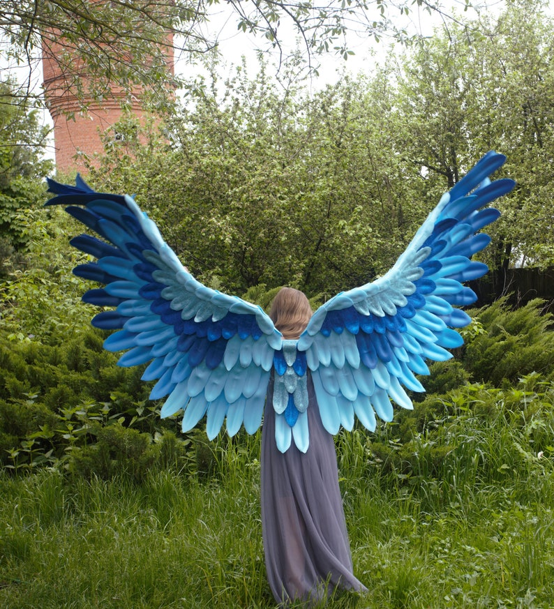 Large fully moveable BlueBird wings/Cosplay Costume/wings for | Etsy