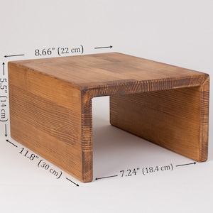 Modern Wood Armrest Table, Simple and Functional Couch Tray, Sofa Arm ...