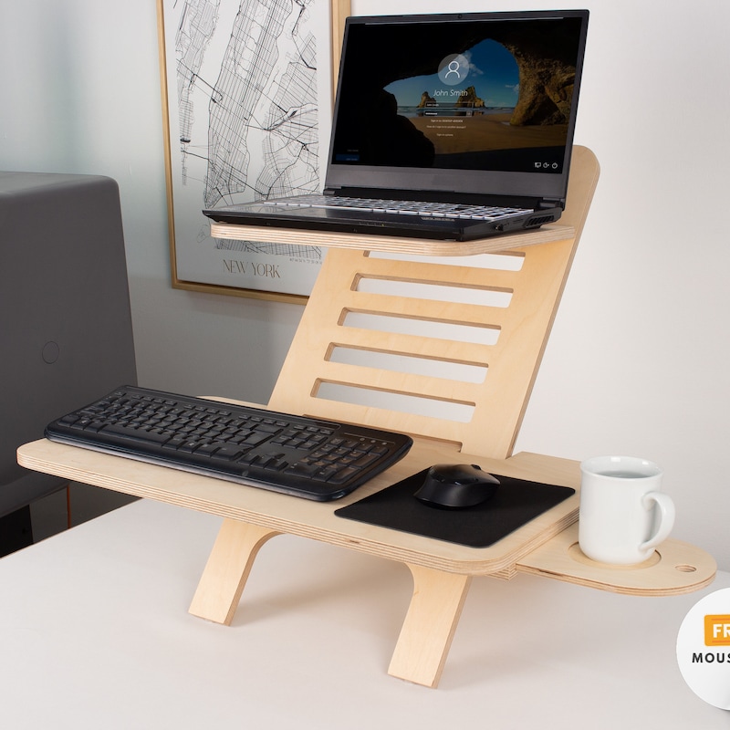 Wood Laptop Stand - Etsy