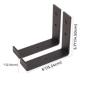 Premium Heavy Duty J Bracket for Floating Shelf, Metal Shelf Brackets ...