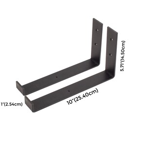 Premium Heavy Duty J Bracket for Floating Shelf, Metal Shelf Brackets ...