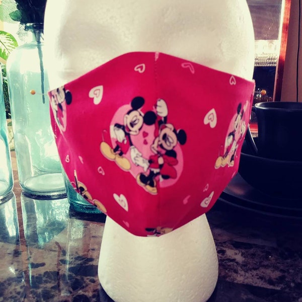 Minnie Mouse Face Mask - Etsy