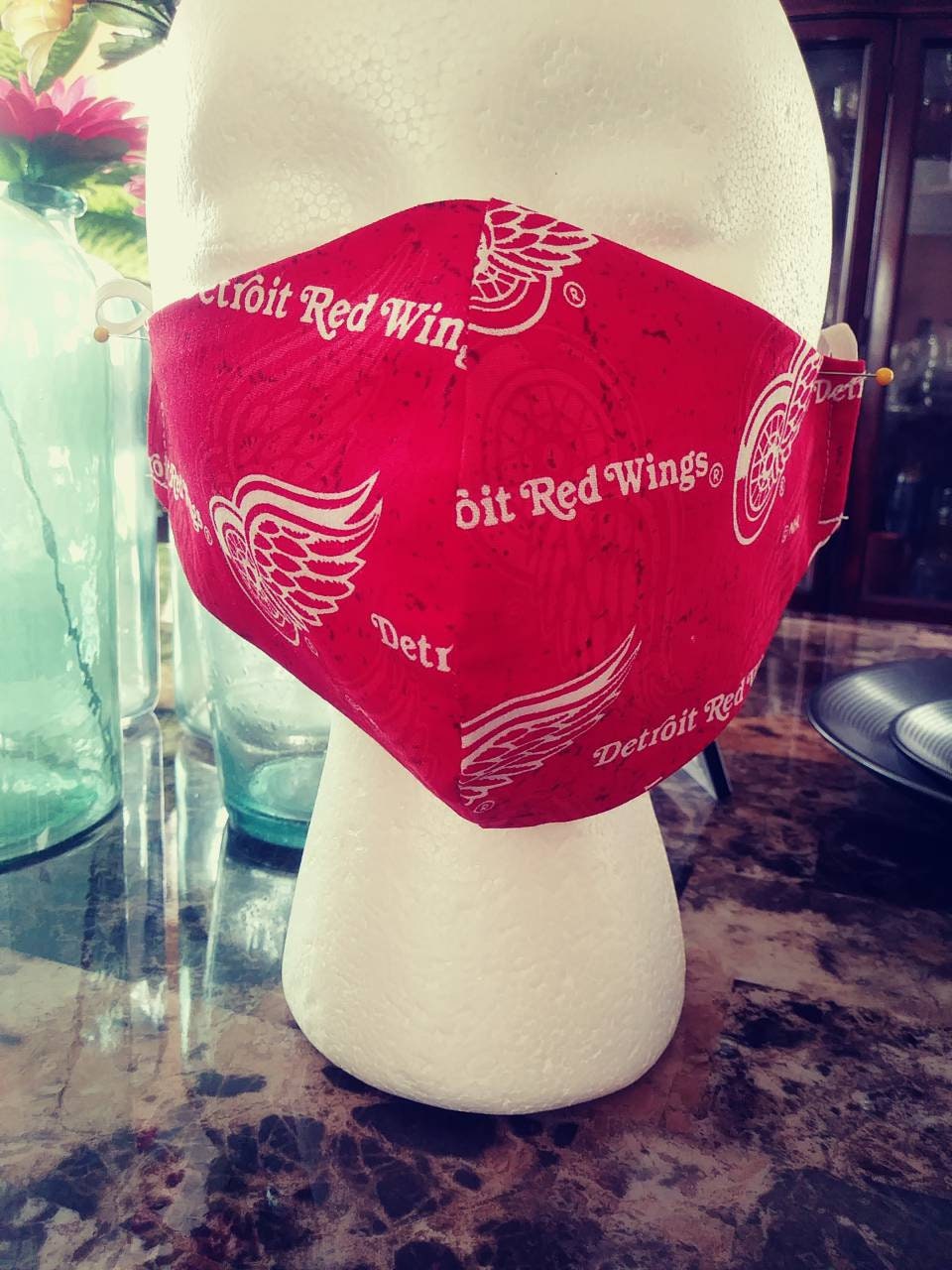 Red Wings Face Mask - Etsy