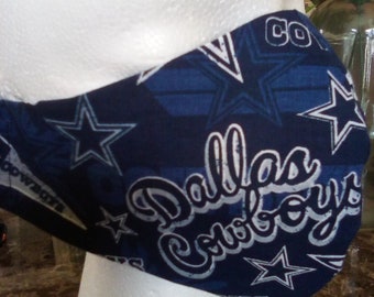 Respect the Star Dallas Cowboys Pleated Face Mask - Etsy