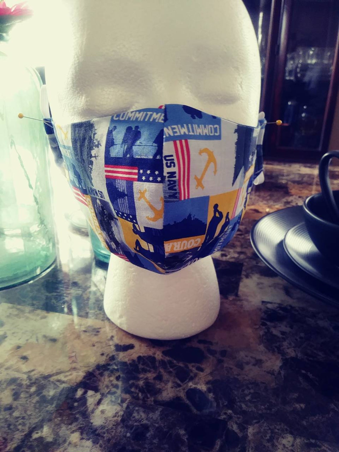 U S Navy Face Mask - Etsy