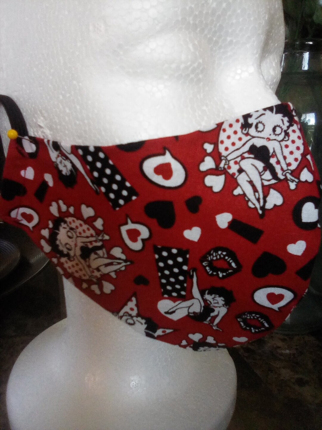Betty Boop Face Mask - Etsy