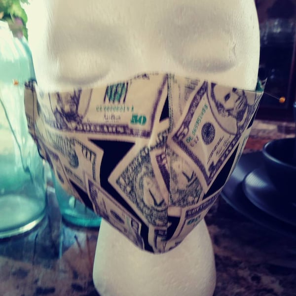 Money Face Mask - Etsy