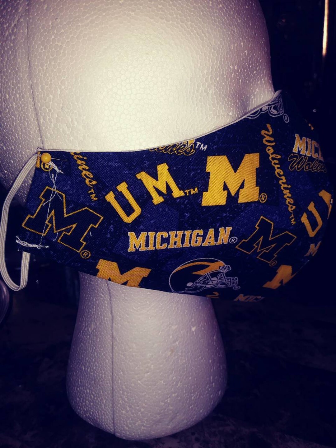 U of M Face Mask - Etsy