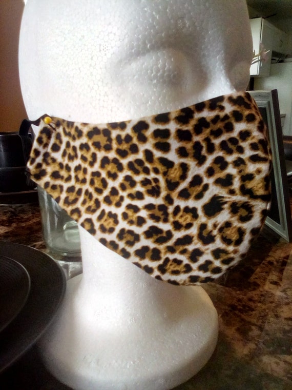 Masque de visage de guépard - Etsy France