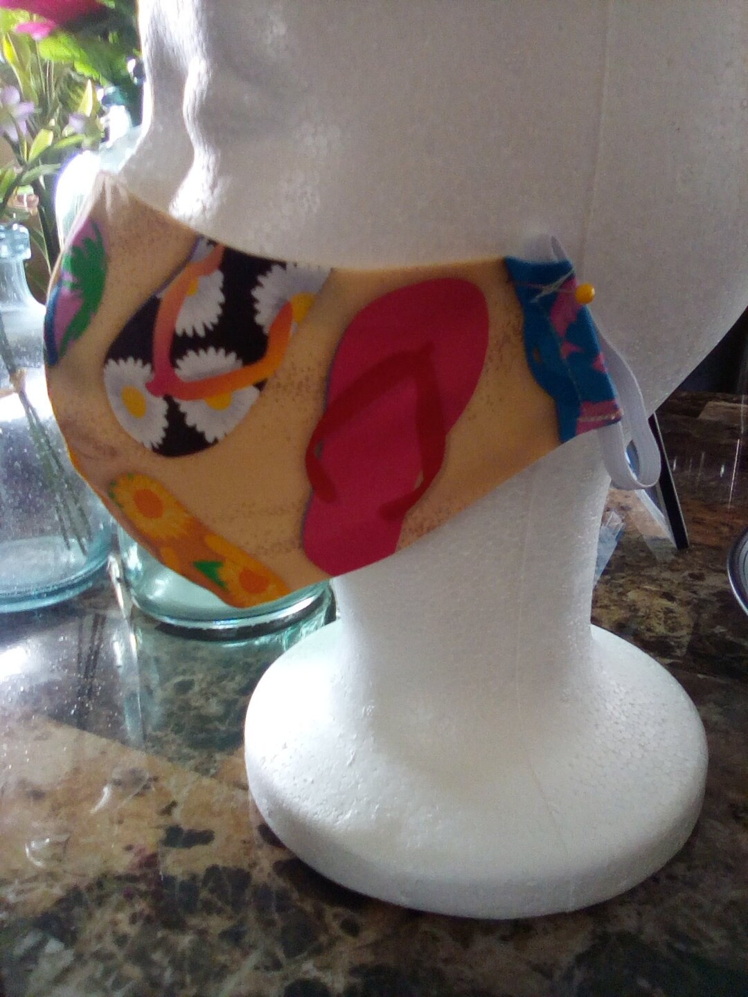 Flip Flop Face Mask - Etsy