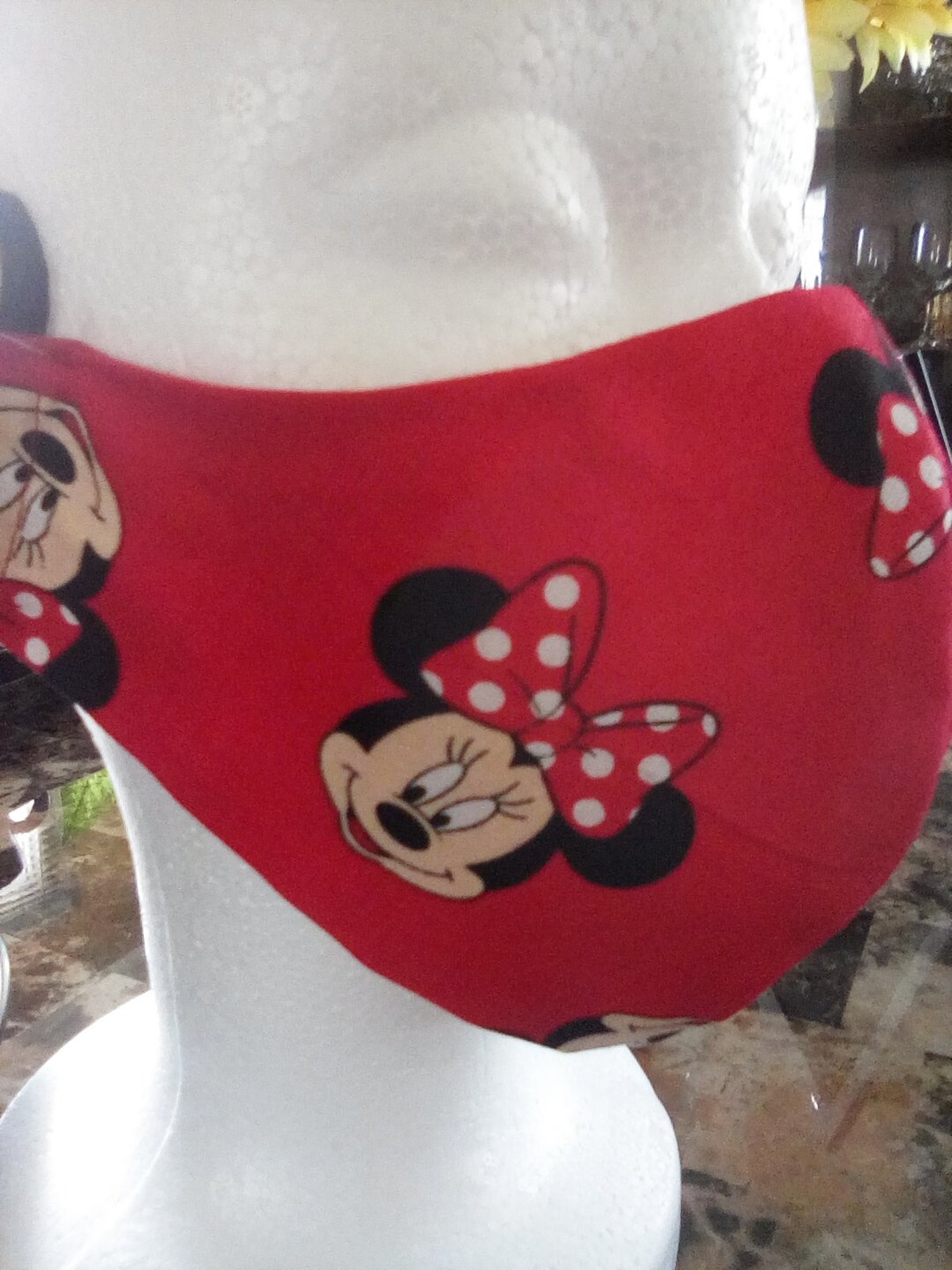 Minnie Mouse Face Mask - Etsy
