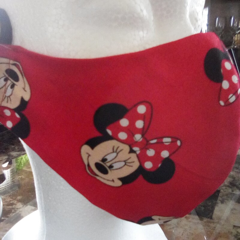 Minnie Mouse Face Mask - Etsy