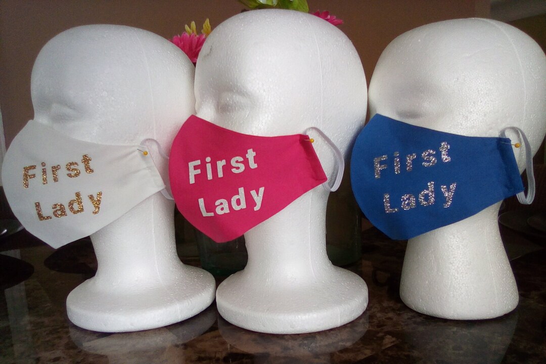 First Lady Face Mask (3 Pack) - Etsy