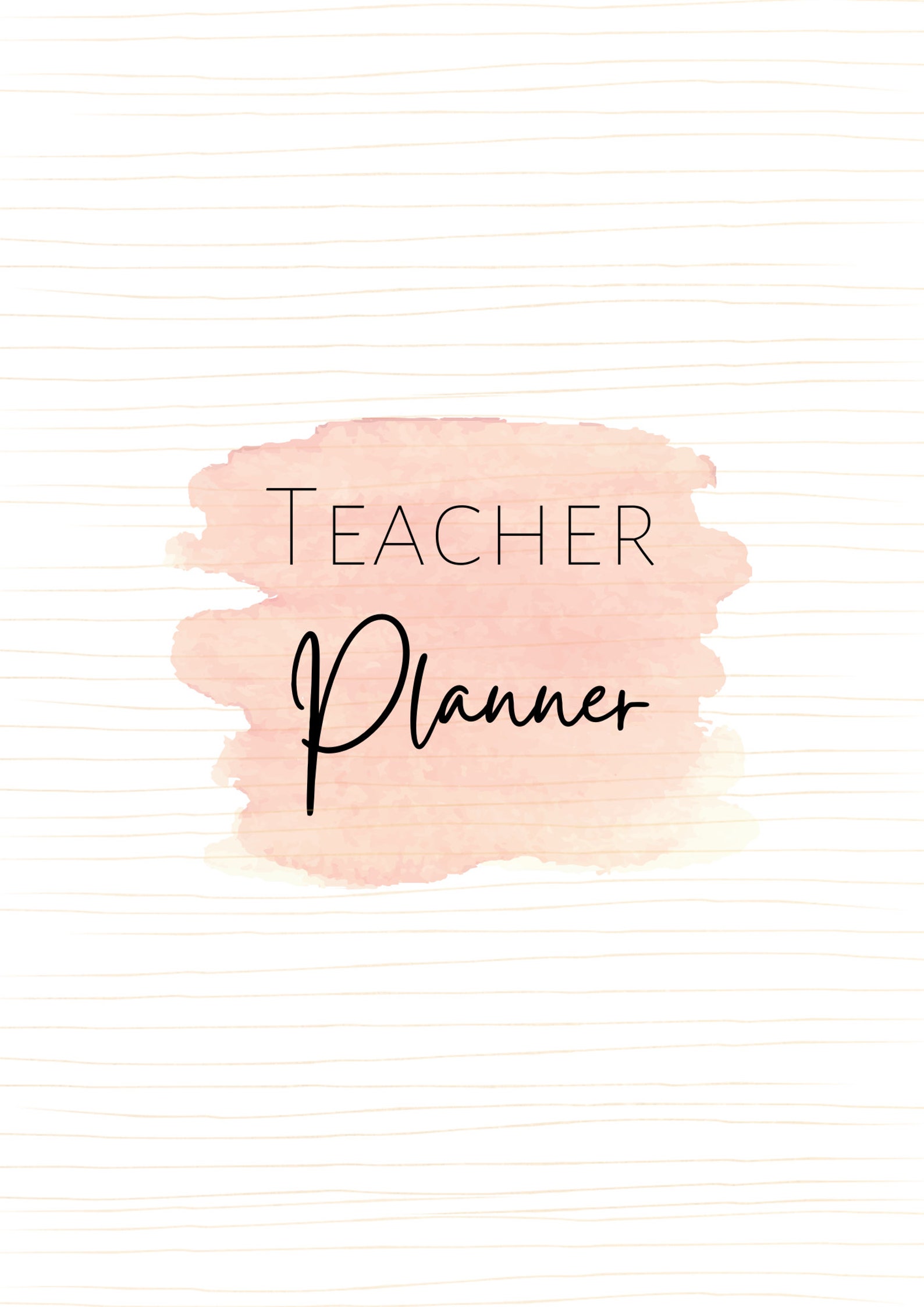 TEACHER PLANNER | Digital Planner | Printable Planner | Digital ...