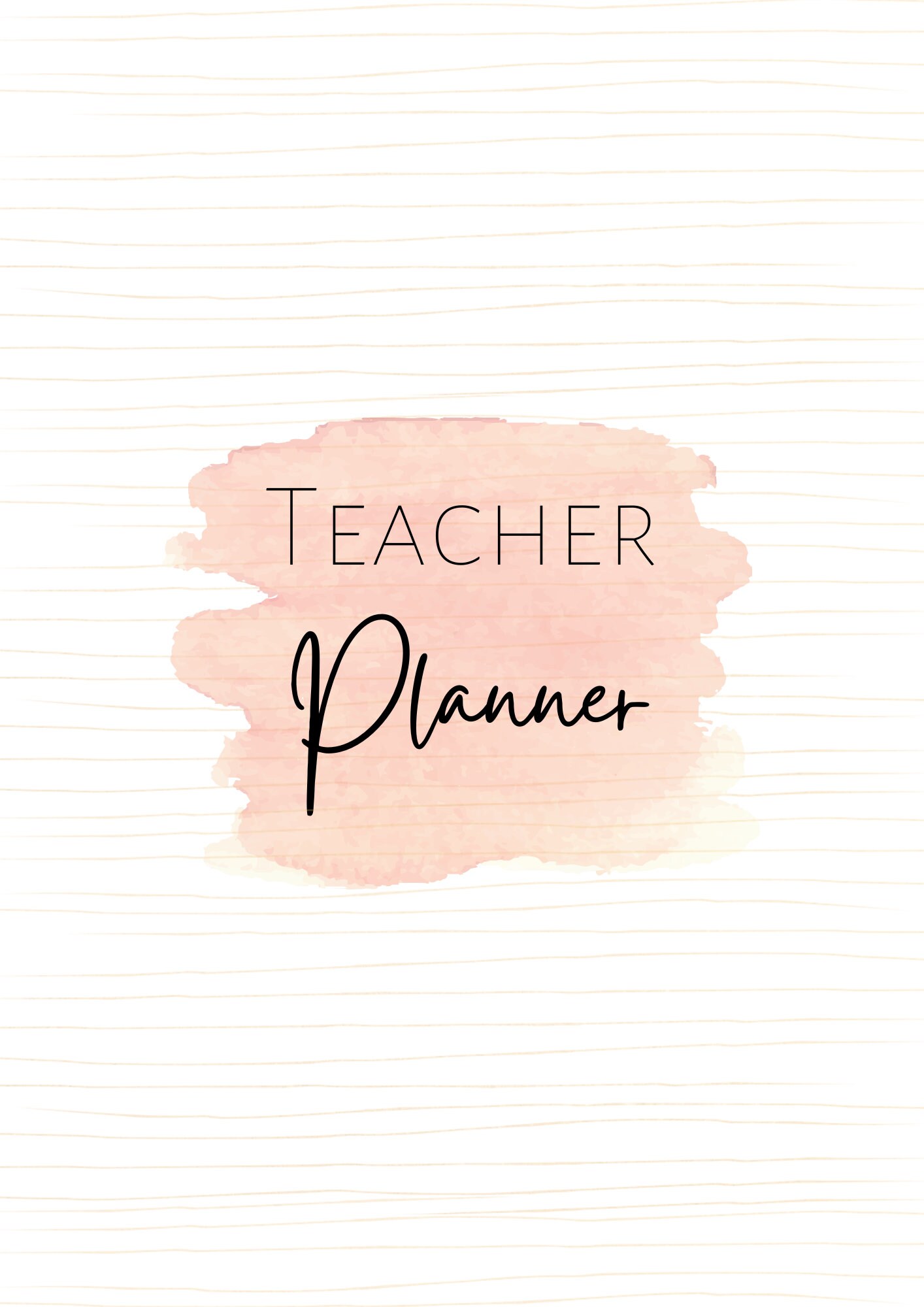 TEACHER PLANNER | Digital Planner | Printable Planner | Digital ...