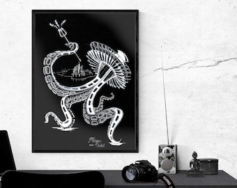 Kraken Ink Pen - Etsy