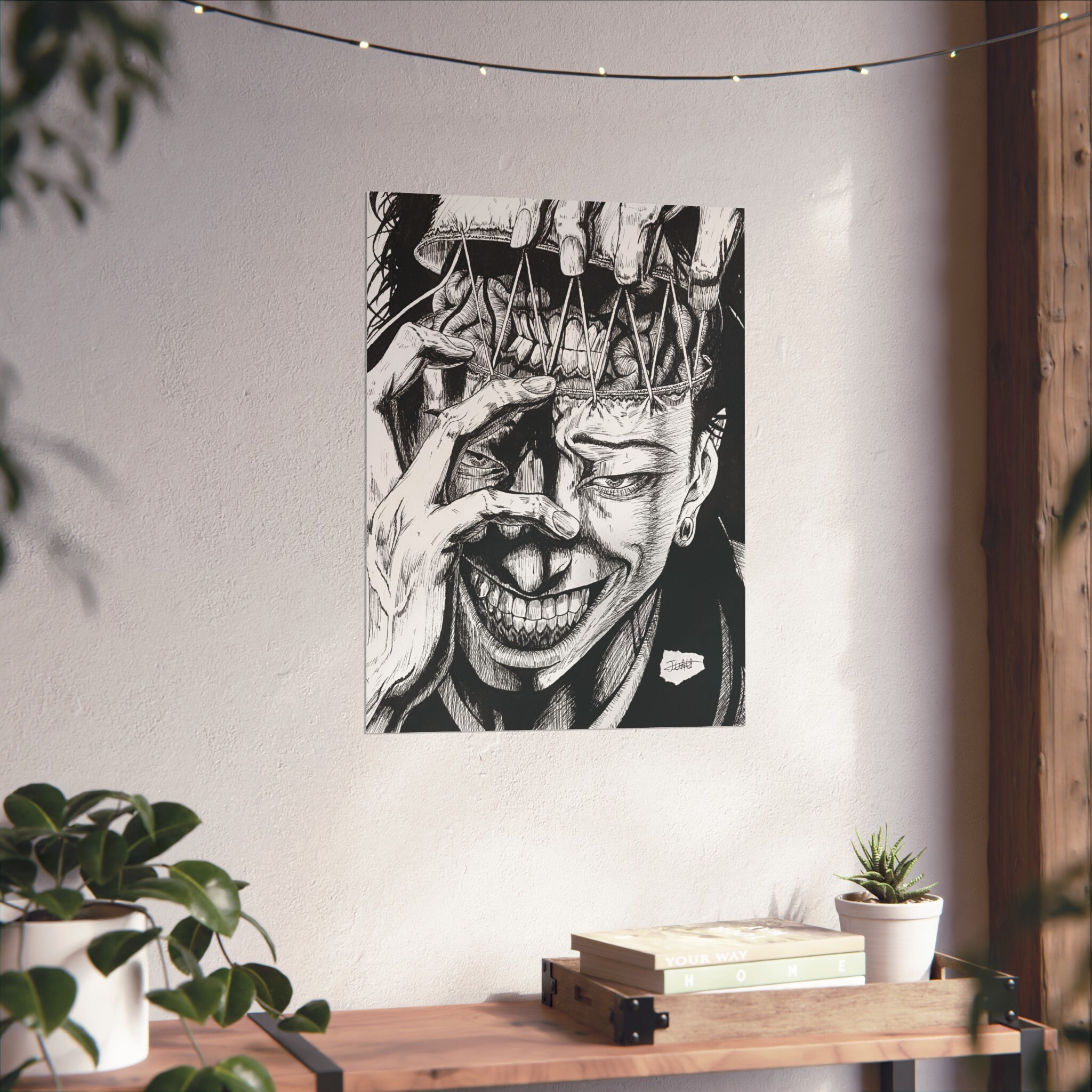 Geto Suguru, Kenjaku, Hand-drawn, JJK, Jujutsu Kaisen, Poster Print ...