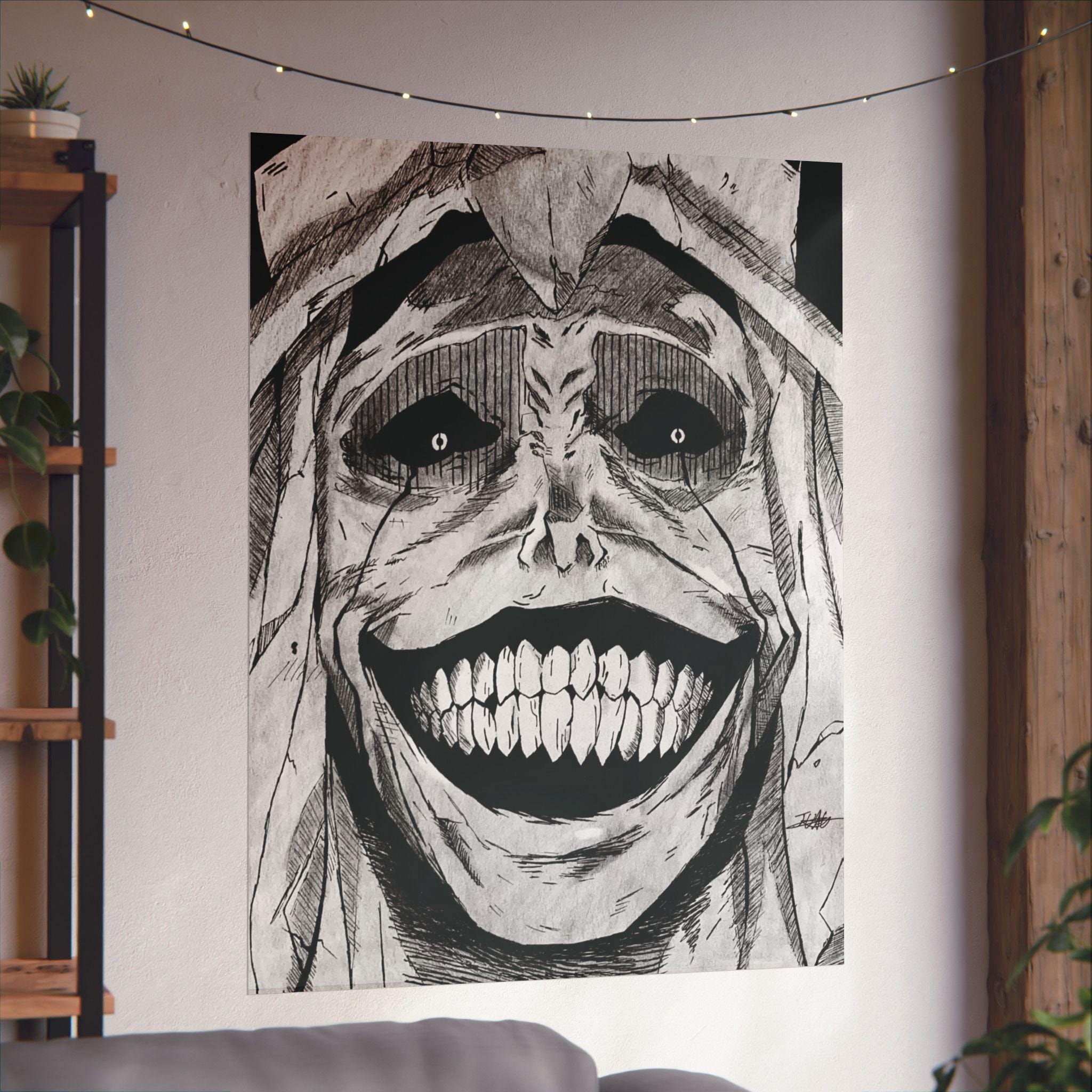 Solo Leveling, Hand-drawn, Smiling Statue, Statue of God, Sung Jin-woo ...