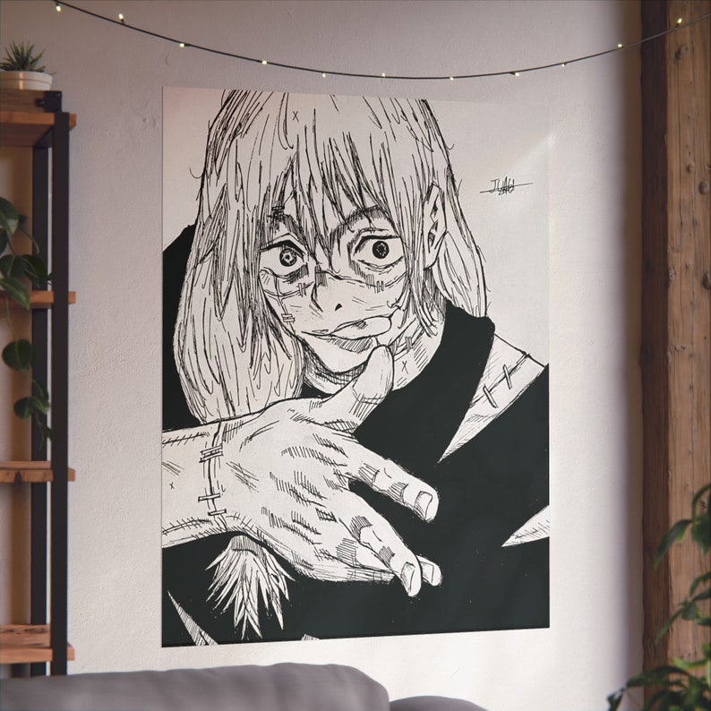 Mahito, Hand-drawn, JJK, Jujutsu Kaisen, Disaster Curse, Shibuya Arc ...
