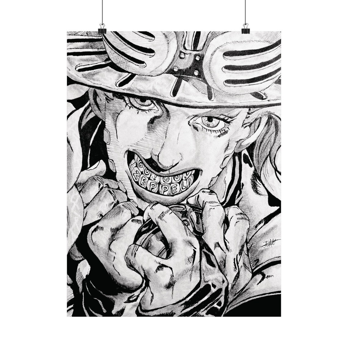 Gyro Zeppeli, JJBA, Hand-drawn, Jojo, Jojo's Bizarre Adventure, Spin ...