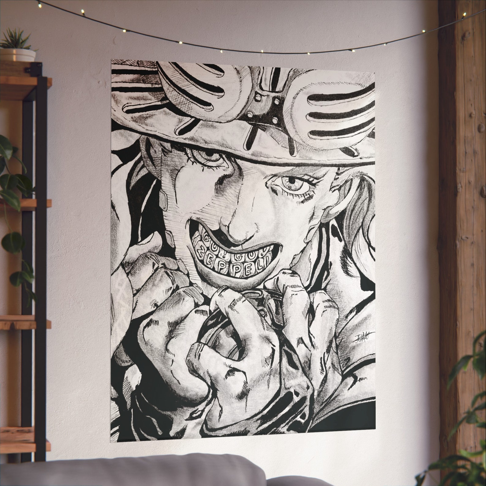 Gyro Zeppeli, JJBA, Hand-drawn, Jojo, Jojo's Bizarre Adventure, Spin ...