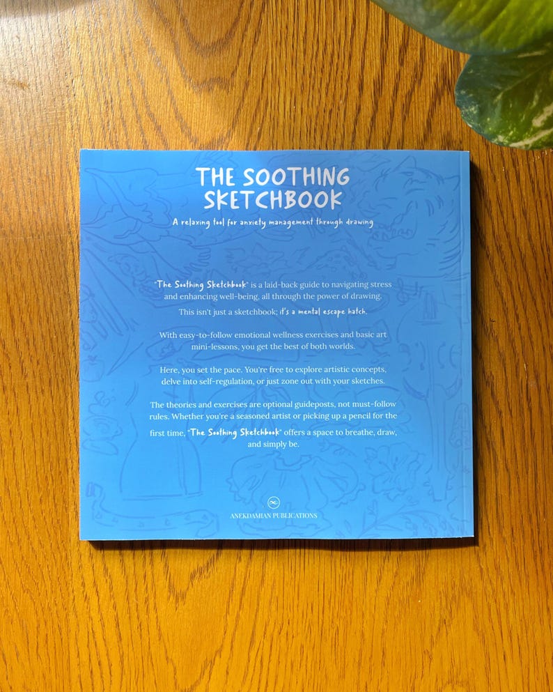 The Soothing Sketchbook - an Art Therapy Sketchbook for Anxiety, Mental ...