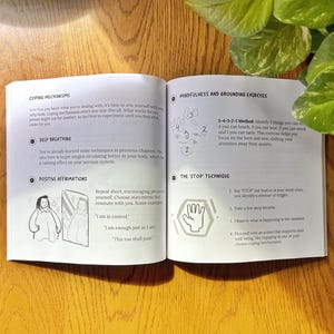 The Soothing Sketchbook - an Art Therapy Sketchbook for Anxiety, Mental ...