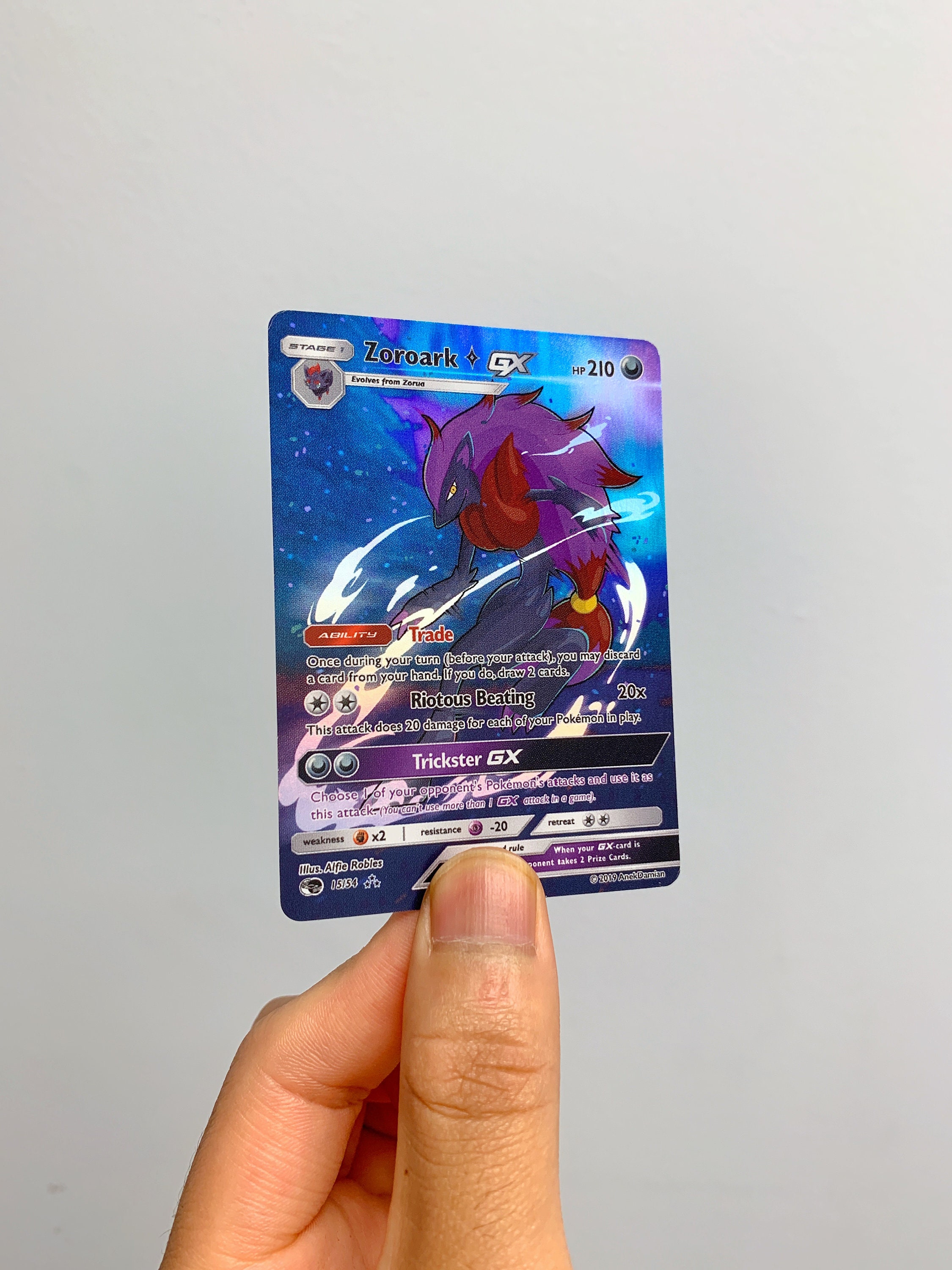 Shiny Zoroark Card Pokemon 2011 BW#3 Psycho Drive Shiny Zoroark Ultra