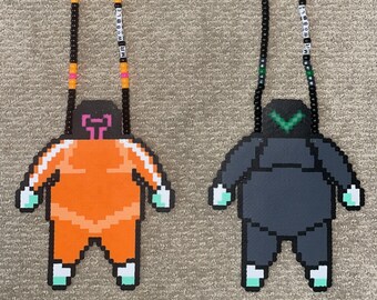 Chinese Lucky Cat Perler Kandi Necklace for EDM Music Festival - Etsy