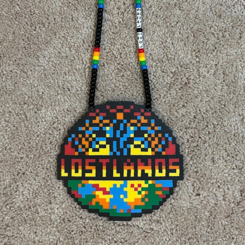 Perler Bead Necklace - Etsy