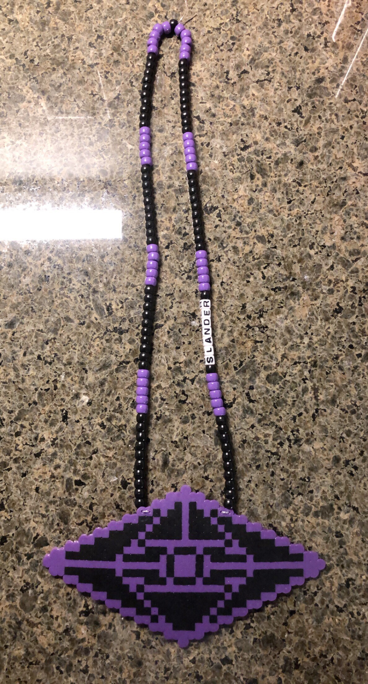 Slander Kandi Perler Necklace - Etsy