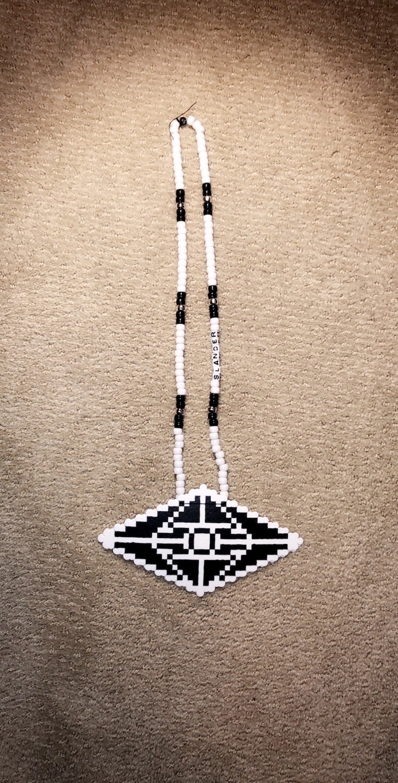 Slander Kandi Perler Necklace | Etsy