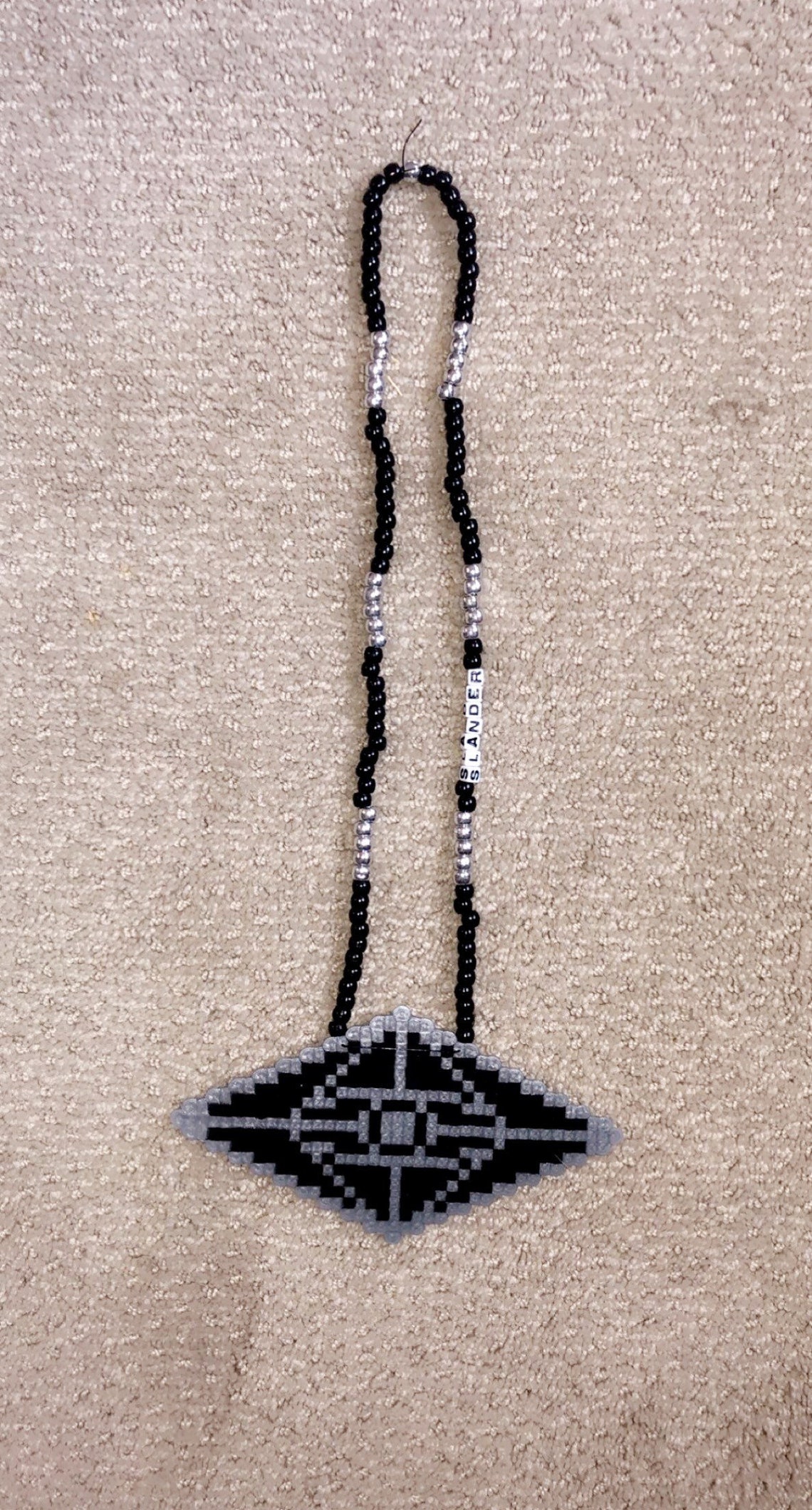 Slander Kandi Perler Necklace - Etsy