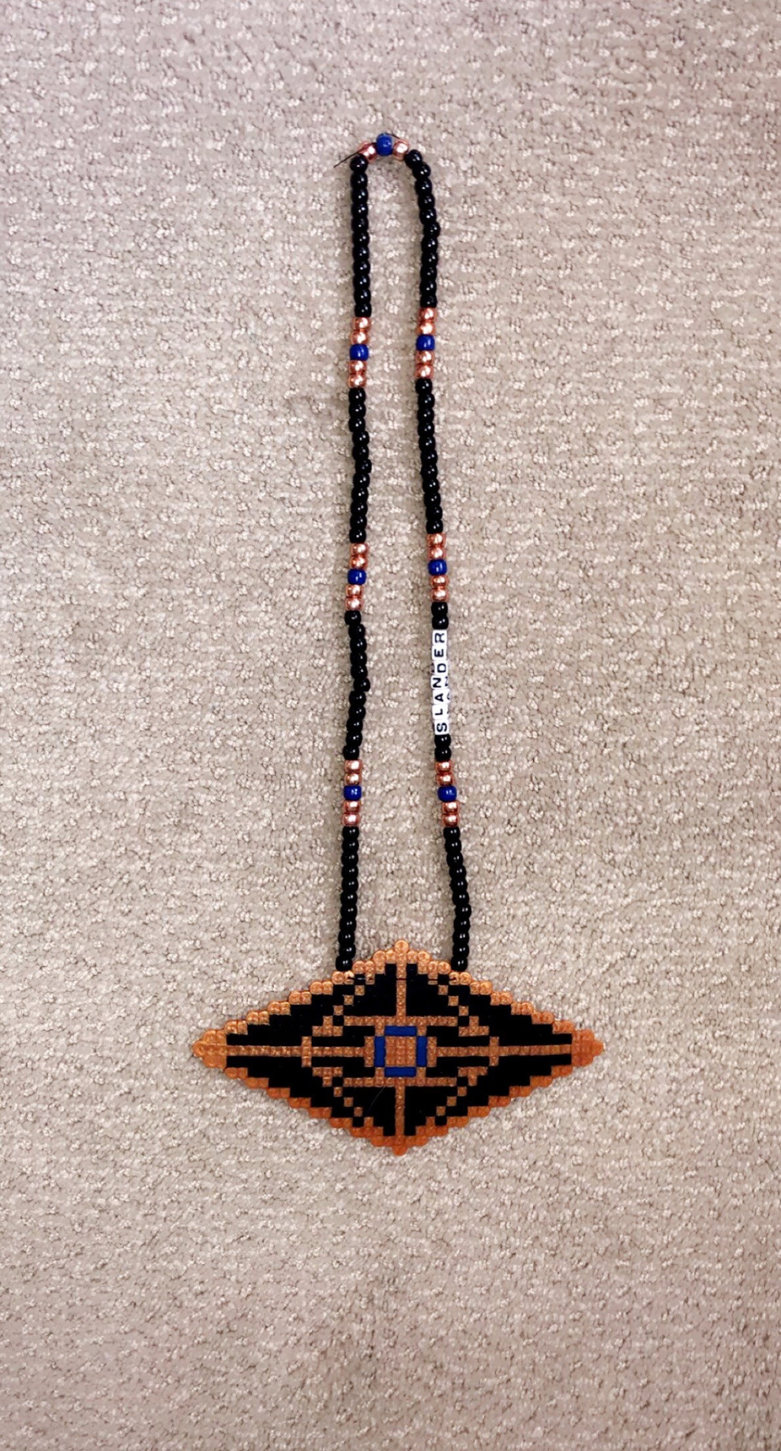 Slander Kandi Perler Necklace - Etsy