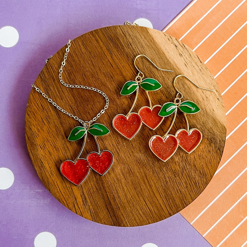 Cherry Jewelry - Etsy