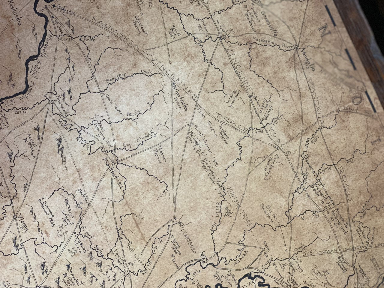 Vincennes to St. Louis Trace and the Illinois Low Country 1818 - Etsy