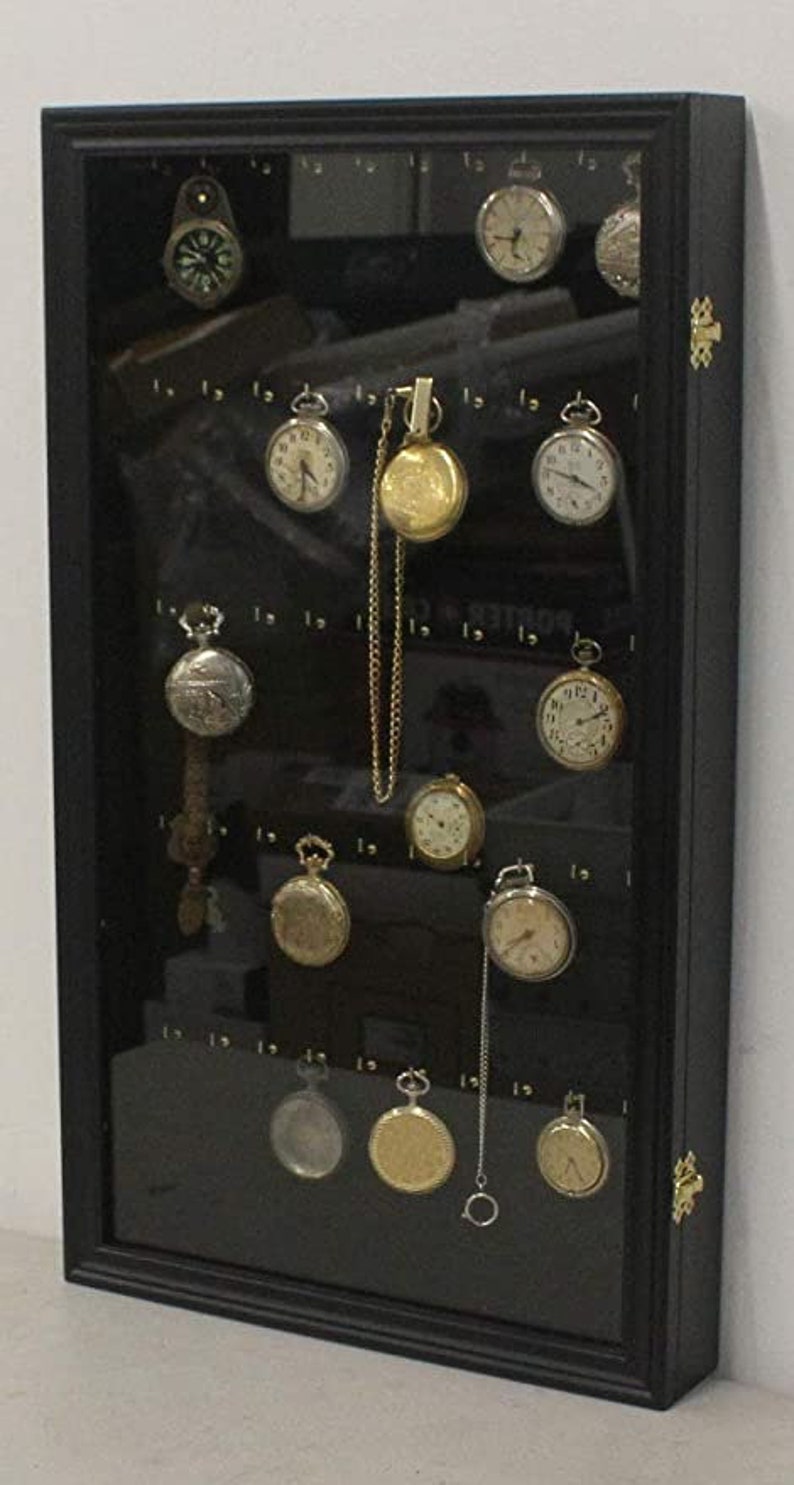 Display Case Shadow Box Wall Cabinet to Hold Keychains Pocket - Etsy