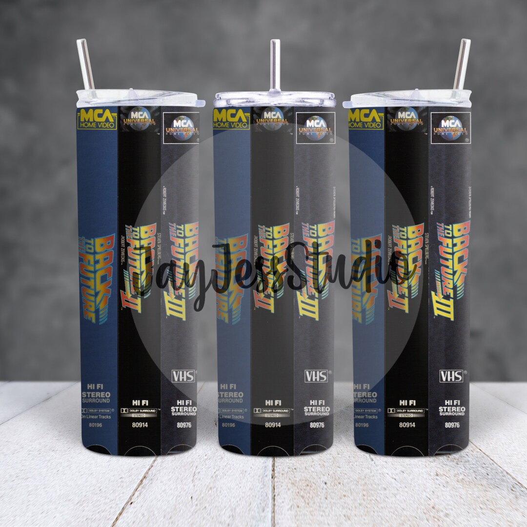 Back to the Future, Vhs Spine, Tumbler Wrap, Sublimation - Etsy