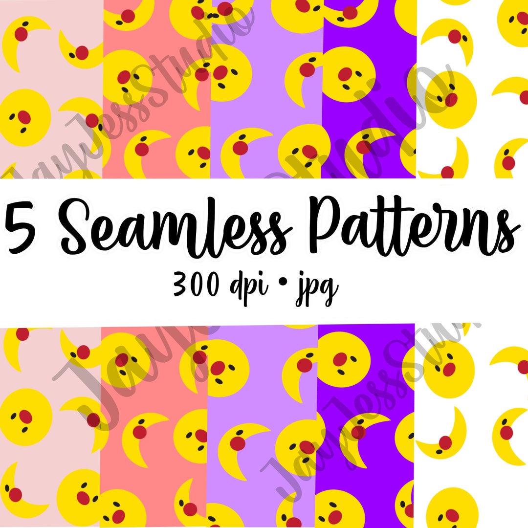 The Big Comfy Couch Seamless Pattern, 5 Colors, Digital Download ...