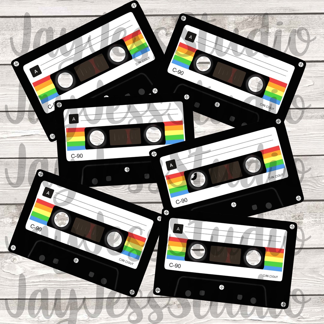 Blank Cassettes, PNG, Digital Download, Printable, Sublimation - Etsy