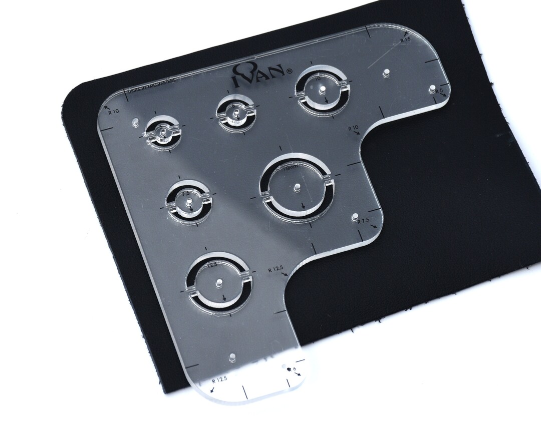 Corner Radius Acrylic Templates, Acrylic Leather Template, Acrylic ...