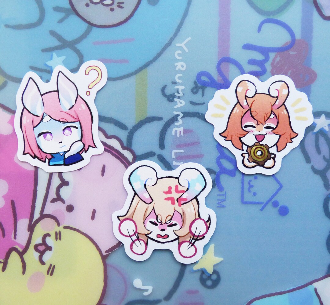 Melusine Emoji's - Sticker Set - the Melusine's Cute and Varied ...