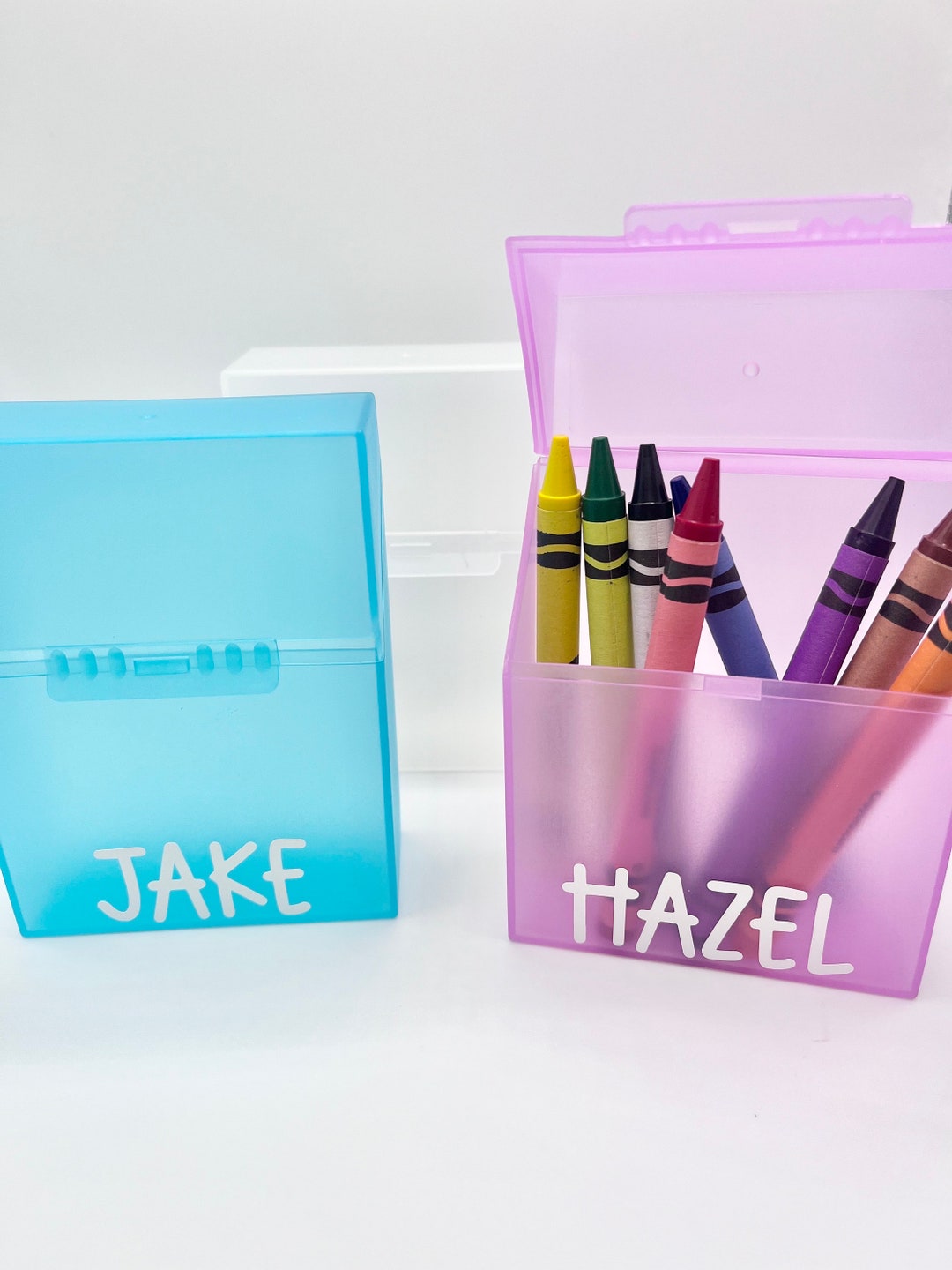 Personalized Crayon Box- Back to School - Etsy