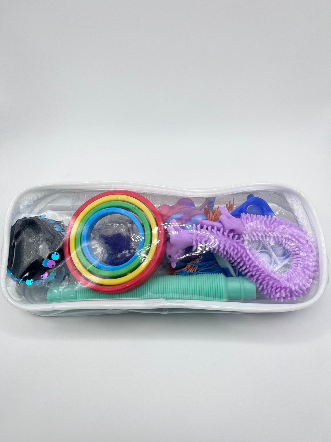 Mystery Fidget Pack- Busy Box for Road Trip- Busy Bag for Airplane- Big ...