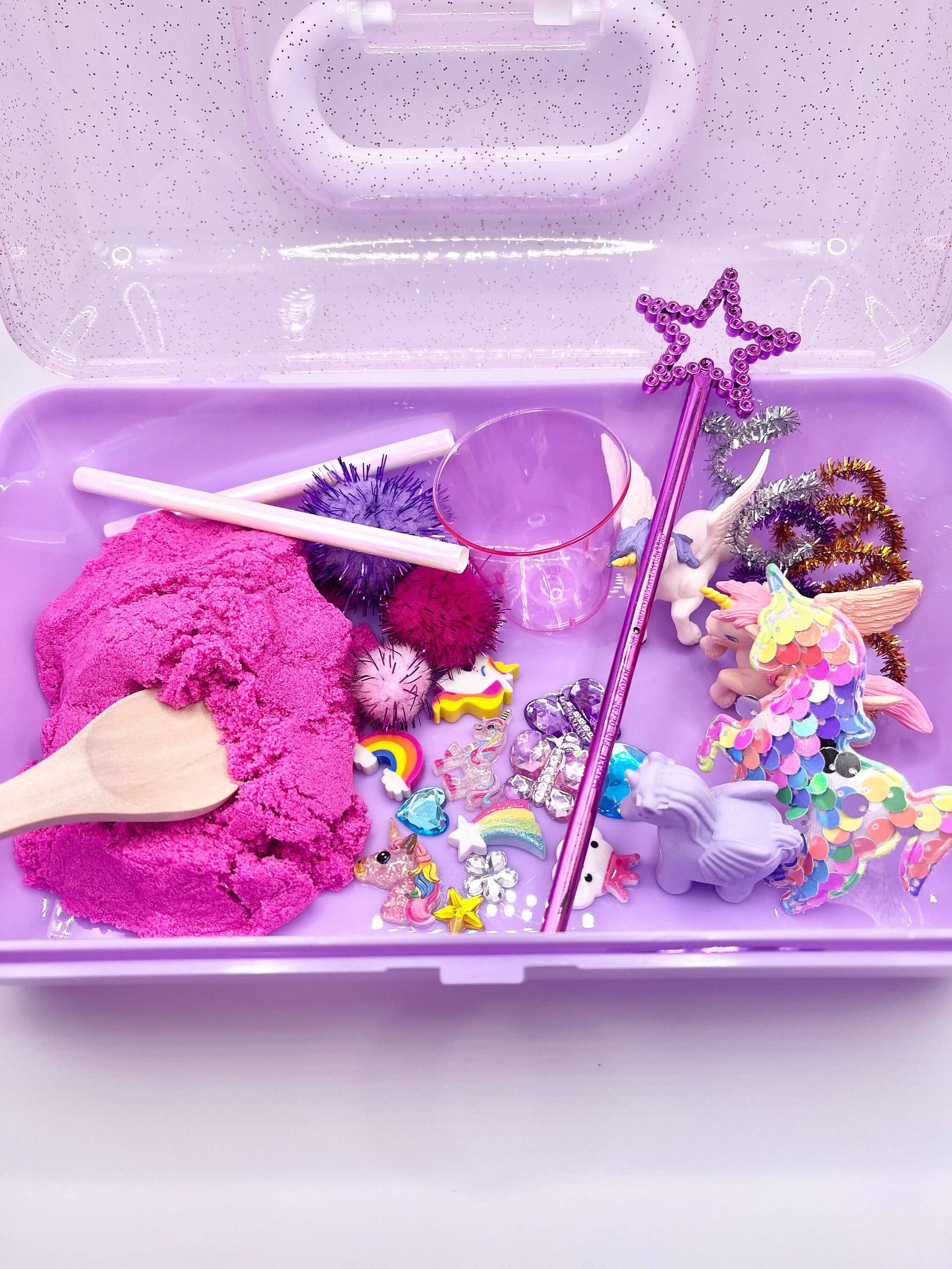 Kinetic Sand Sensory Kit Unicorn Sensory Box Big Brother Big Sister ...