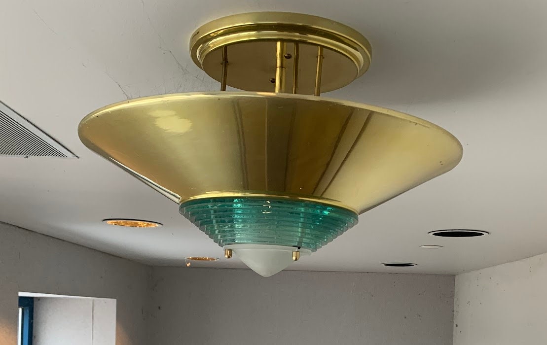 Lightoiler Model #4112 Scalini Glass Mid-century Modern Light Fixture ...