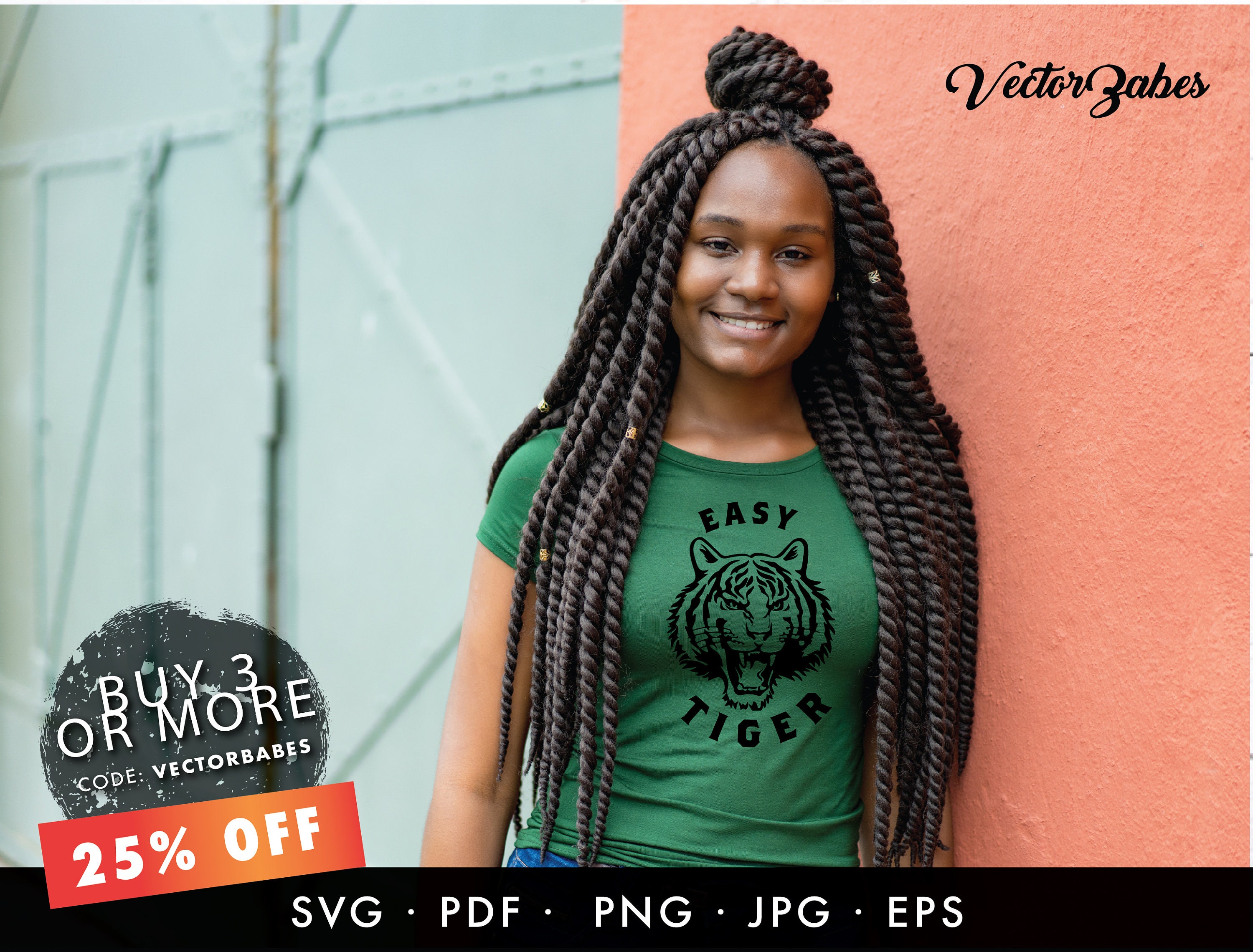 Easy Tiger Sassy & Sporty Cut File Babes SVG EPS | Etsy