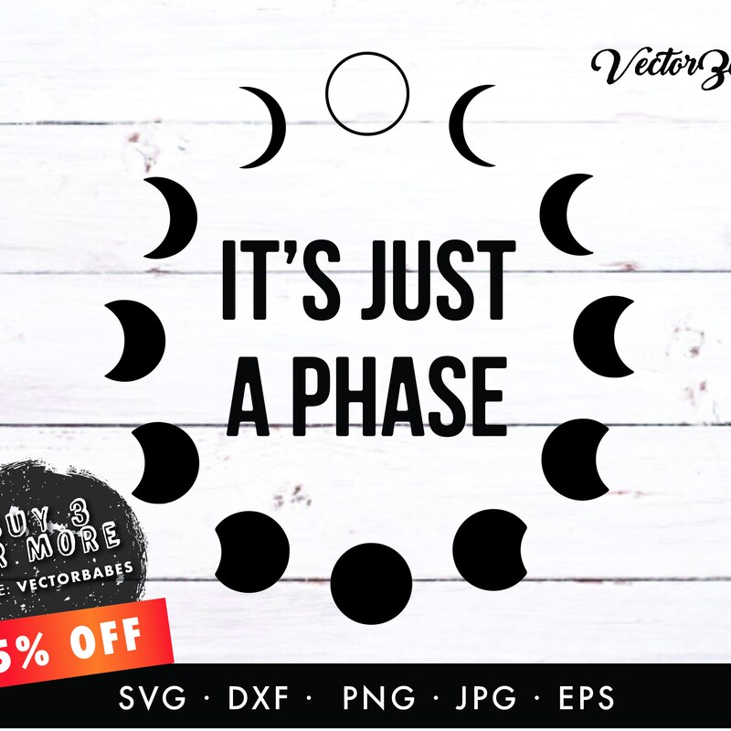 Just a Phase Moon - Etsy